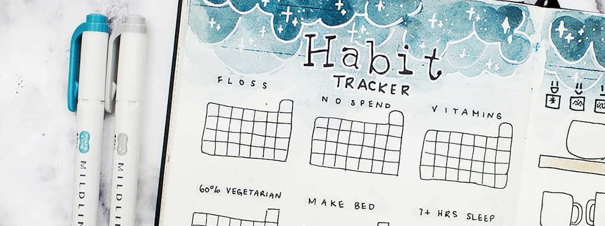 New Year Habit Tracking with Zebra Pen