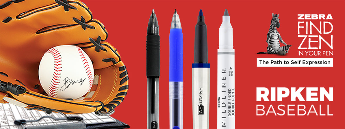 ZEBRA PEN NAMED “OFFICIAL SIGNATURE PEN” OF RIPKEN BASEBALL®, BASEBALL ...