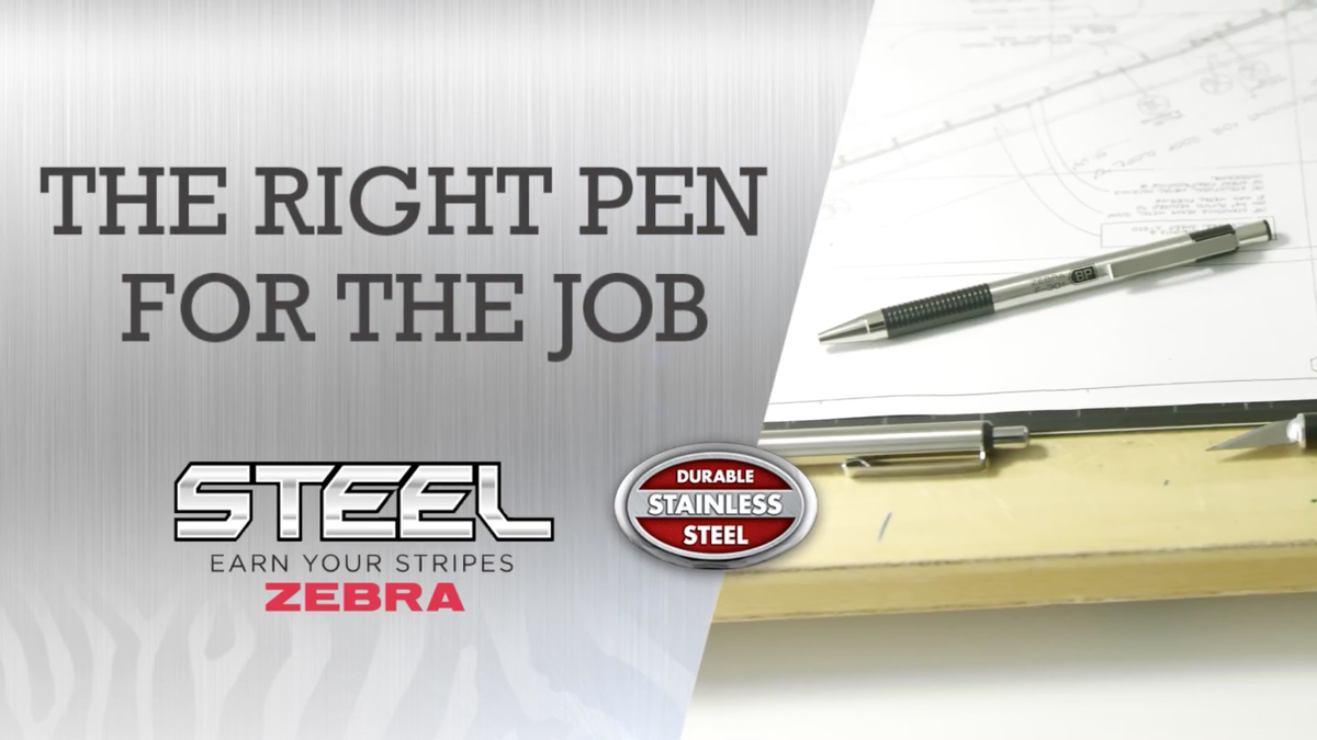 Get Right with Steel – Zebra Pen