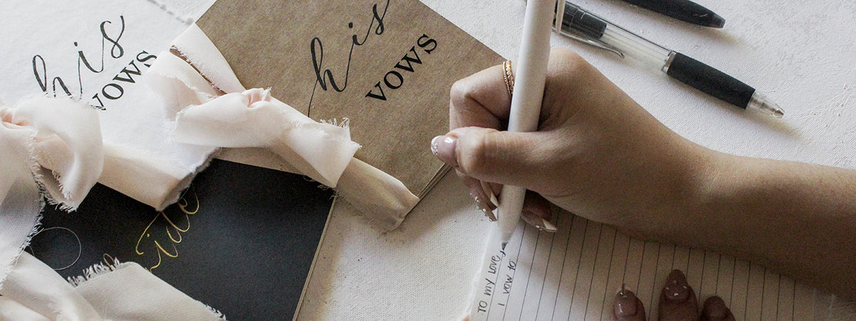 How to Create Vow Books – Zebra Pen
