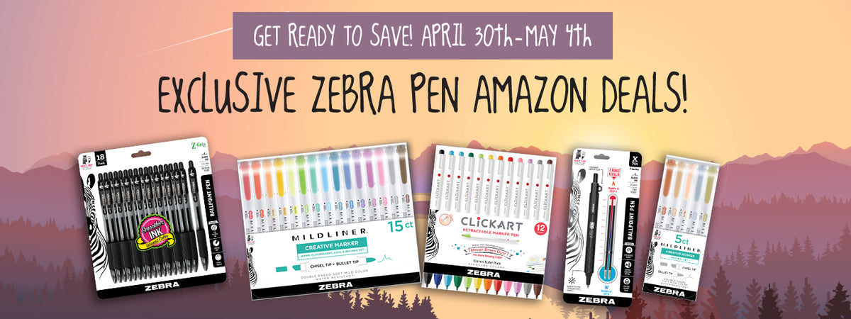 Zebra Week Exclusive Amazon Sale – Zebra Pen