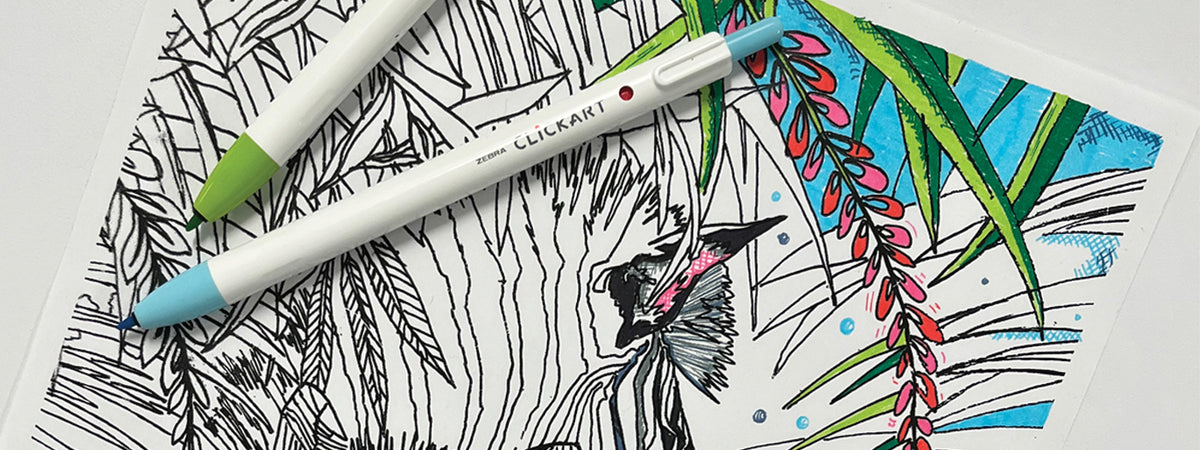 Color with Zebra! – Zebra Pen