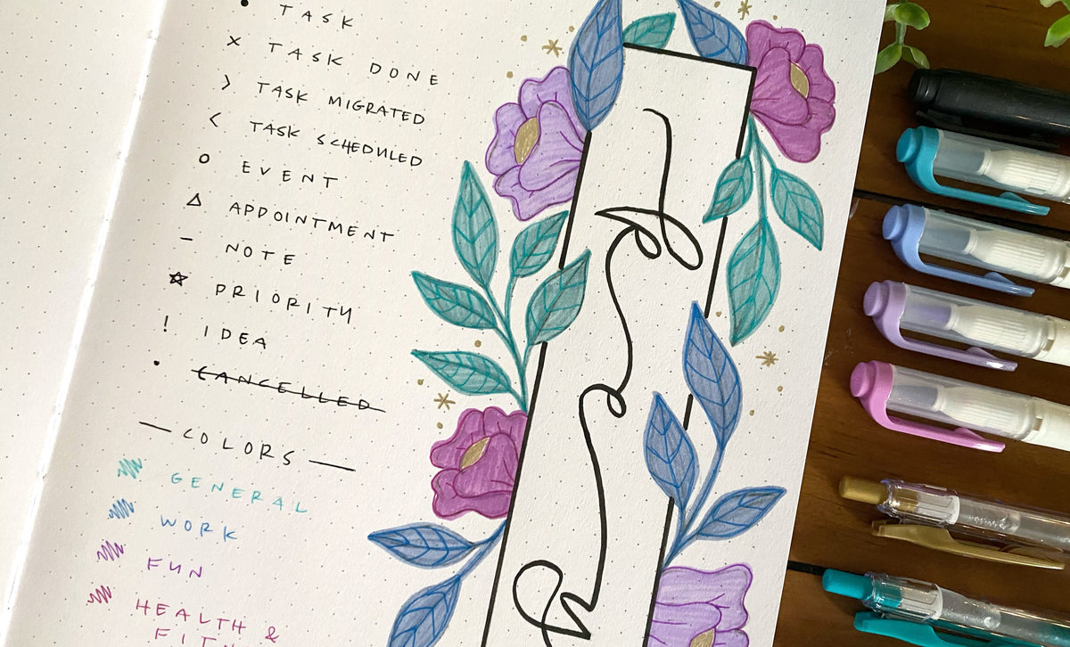 How to Create A Bullet Journal Key/Legend – Zebra Pen