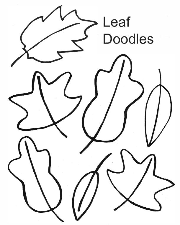Easy Fall Leaf Doodles + Kid Friendly Crafts – Zebra Pen