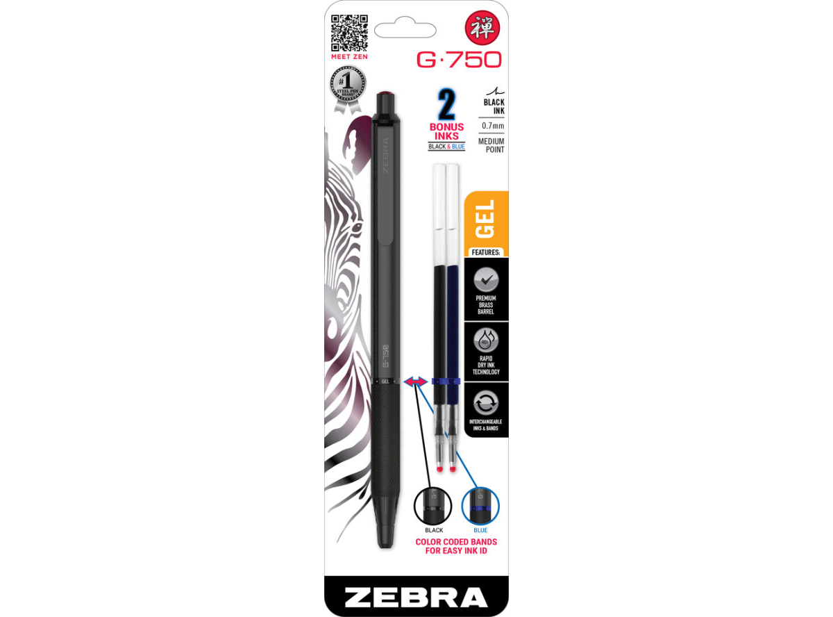 G-750 Retractable Gel – Zebra Pen