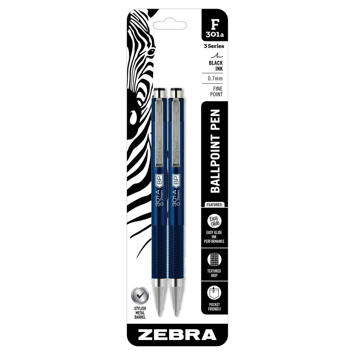 F-301A Retractable Ballpoint Pen | Zebra Pen