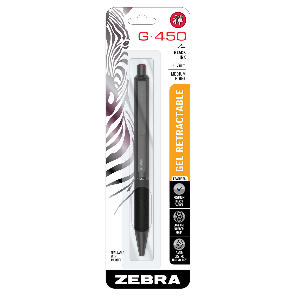 G-450 Gel Retractable – Zebra Pen